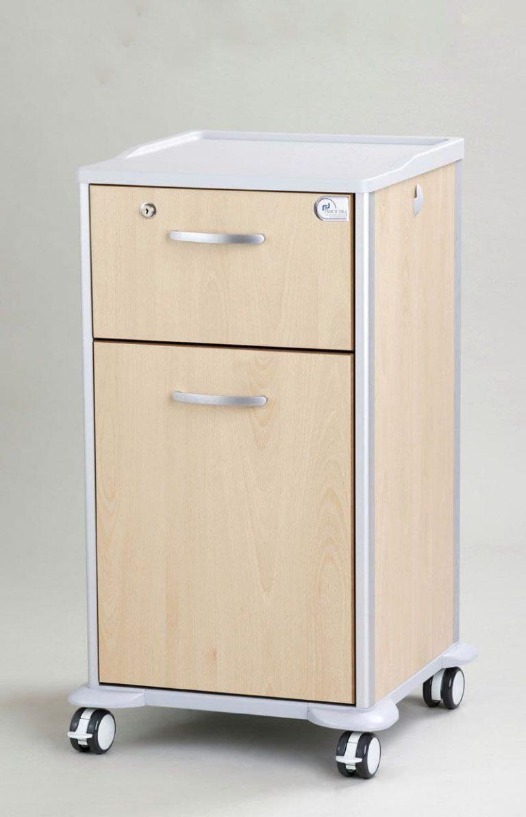 Rendray Enterprise 2 drawer patient bedside locker - Coffey Healthcare